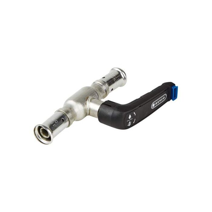 Henco kogelkraan inox | WitWay.be