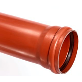 PVC buis roodbruin | Rioolbuis bruin | PVC afvoerbuis rood